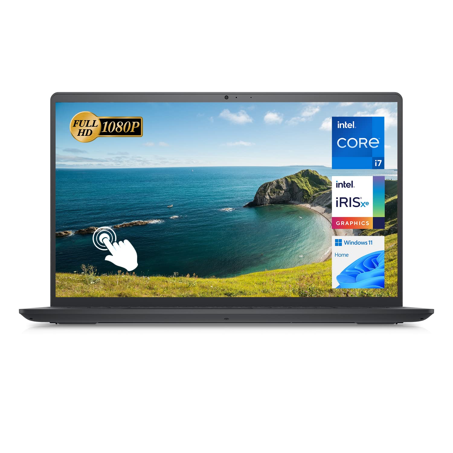 Newest Dell Inspiron 3511 Premium Laptop, 15.6" Full HD Touchscreen, Intel Core i7-1165G7, 64GB RAM, 1TB PCIe SSD, Webcam, HDMI, Wi-Fi, Bluetooth, Windows 11 Home, Black (Renewed)