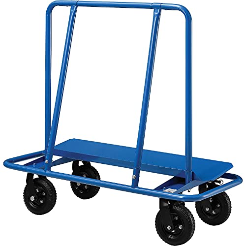 Global Industrial Sheet Rock Drywall Cart 8" No Flat Wheels 2400 Lb. Capacity, 47-1/2"L x 21-1/2"W x 46-1/4"H