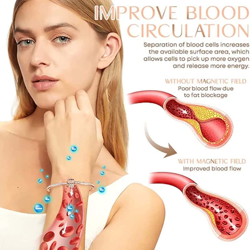 Goshenite Spinner Cuff, Beffini Goshenite Therm opure Spinner Cuff For Women Goshenite Spinning Cuff, TitaniumION Bangle