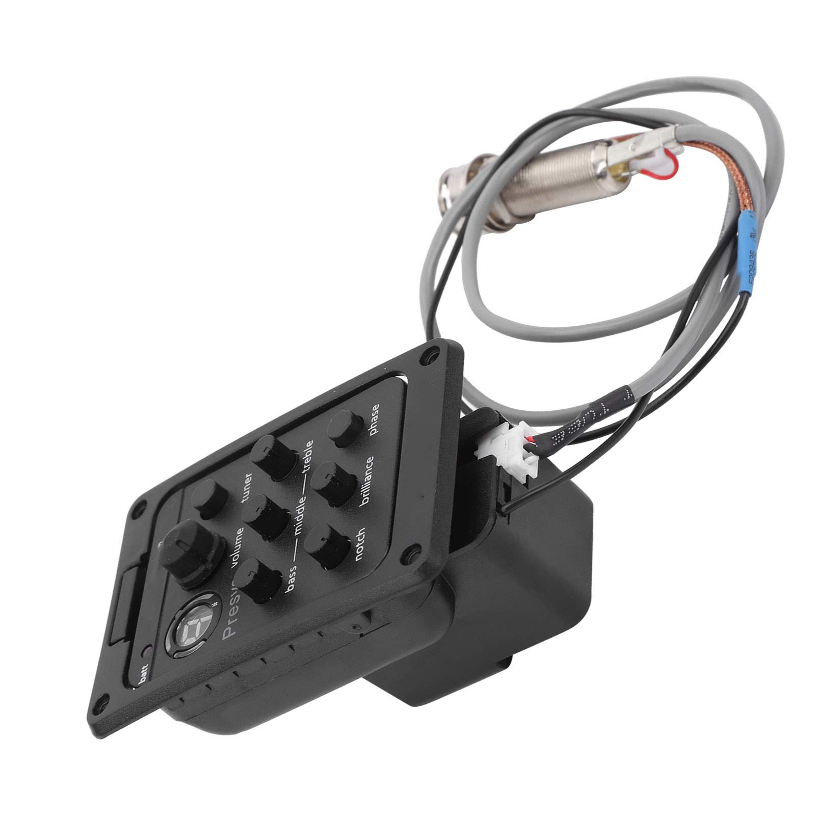 Guitar Volume Control, Guitar Tuner Equalizer Acoustic Piezo Pick Pickup Musical Instrument Accessories Acoustic Guitar Pickup Acoustic Guitar Pickup