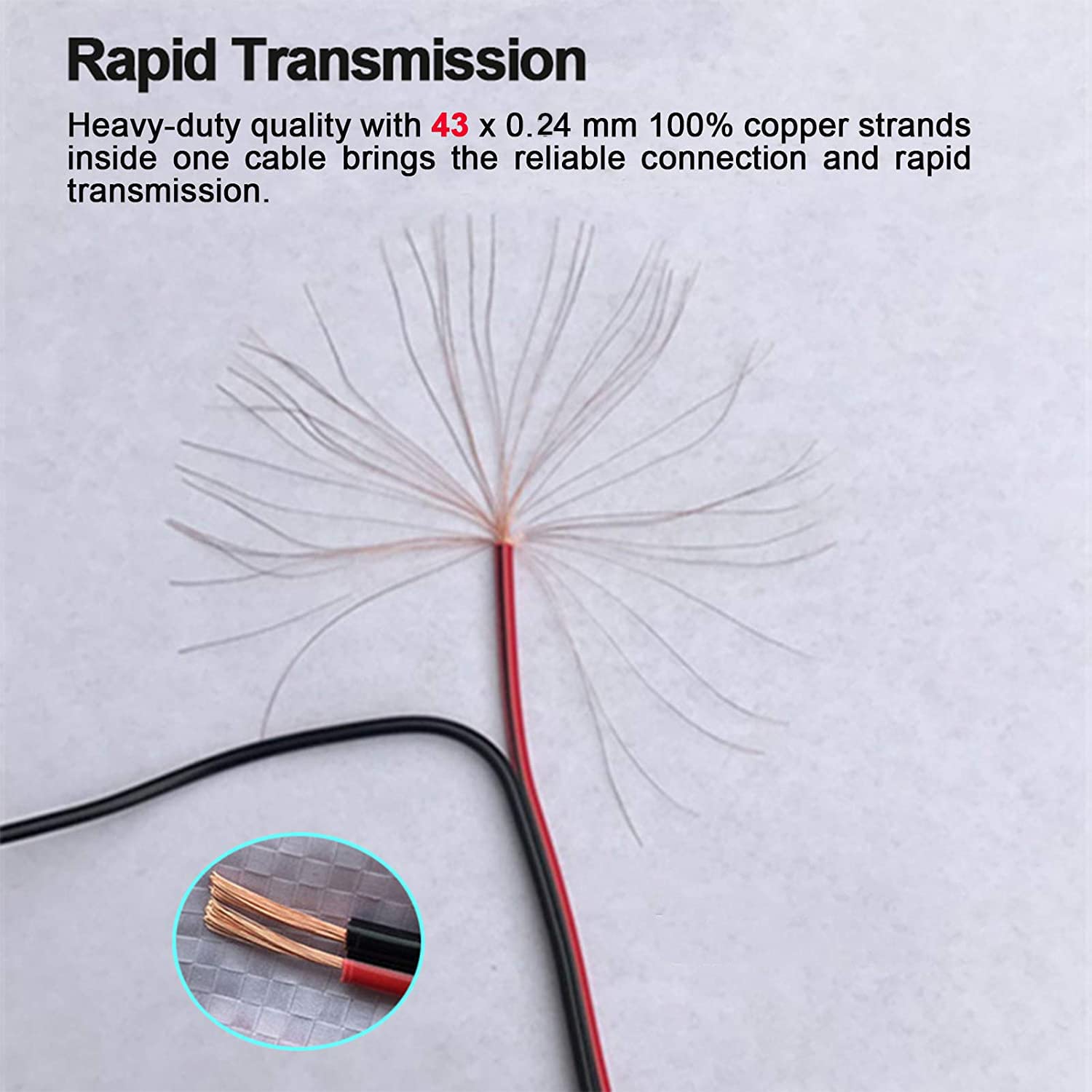 Halokny DC Power Pigtails Cable, 1 Pairs 14AWG DC5.5x2.1mm 12V 5A Male & Female Connectors Power Single Ended Extension Cable for CCTV Security Camera and Lighting Power Adapter 60cm/2Ft
