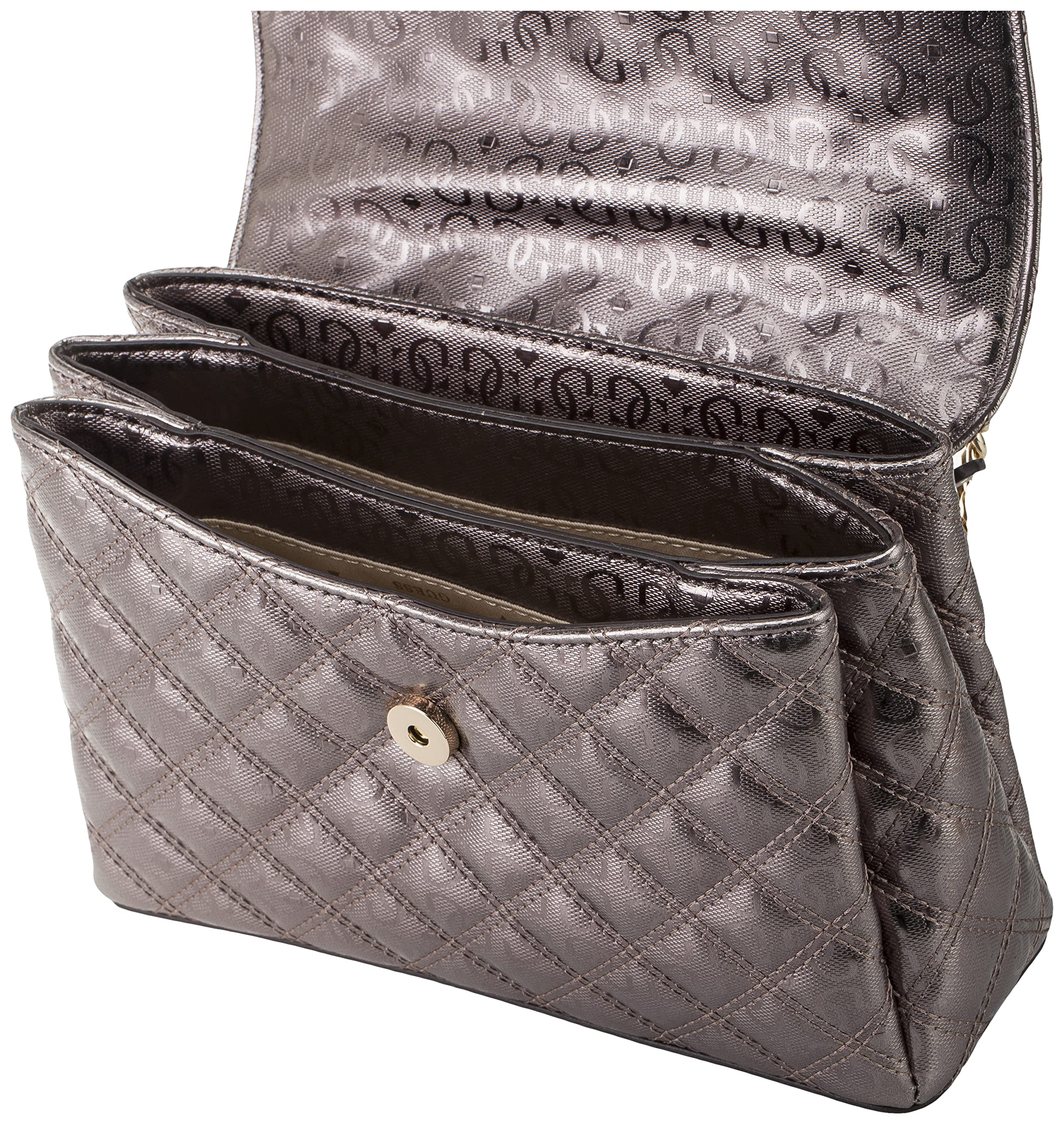 GUESS Gaia Convertible Crossbody Flap, Plum