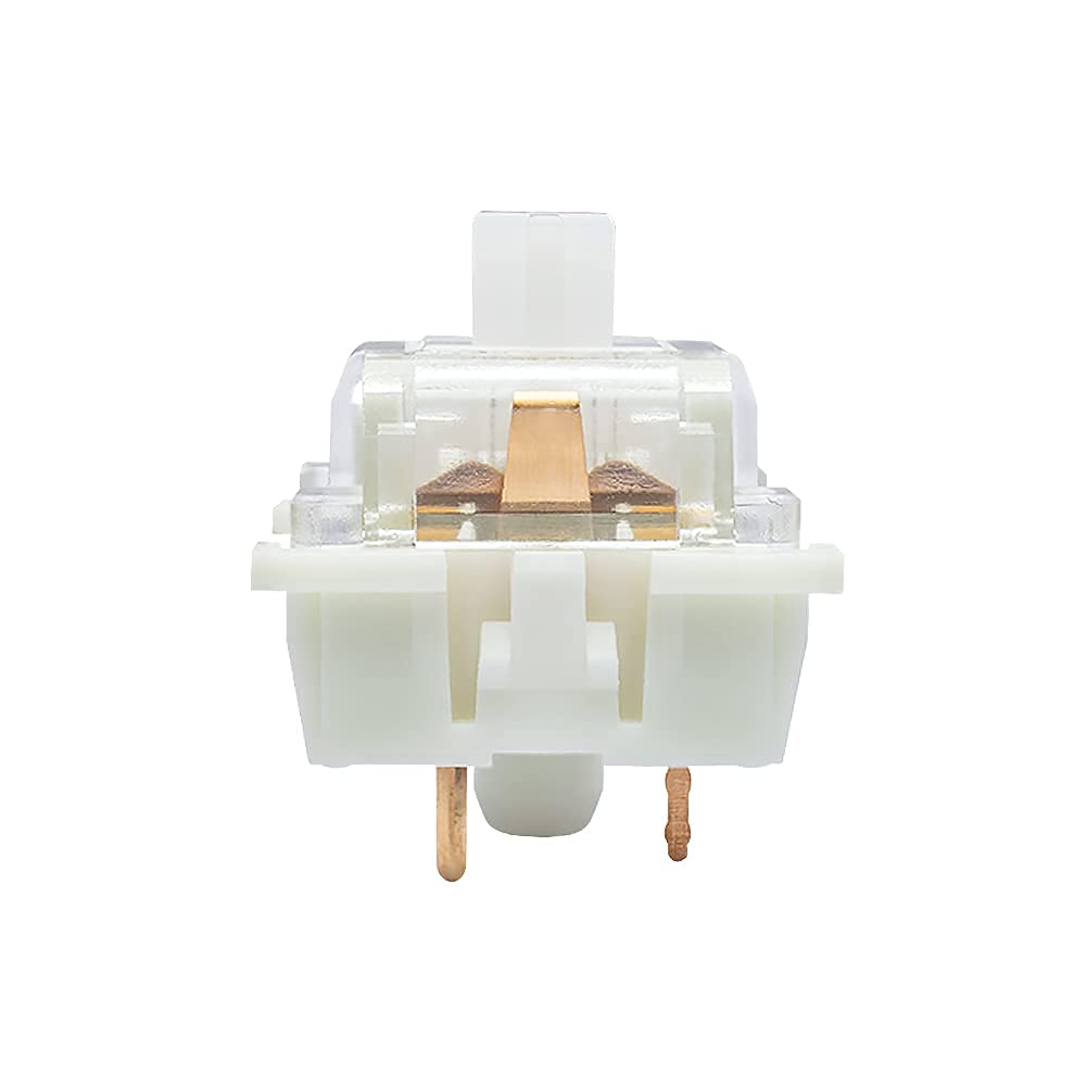 Granvela OUTEMU Silent White Switches 3 Pin Key switches Replacement Pack 20 - Gateron& Cherry MX Equivalent DIY Replaceable Switches for Mechanical Gaming Keyboard