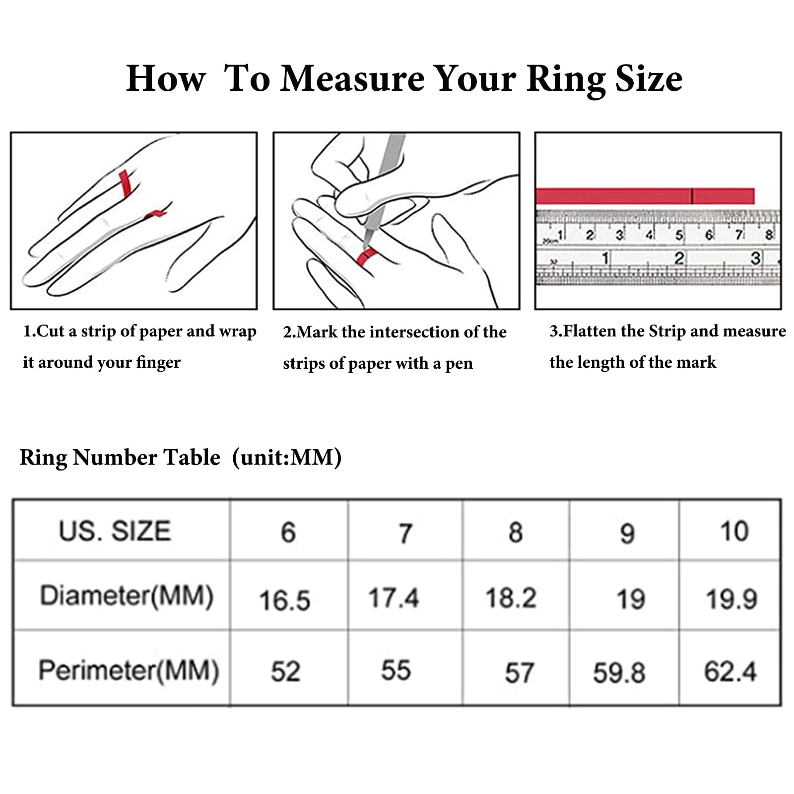 HUASAI Anxiety Ring for Women Fidget Band Ring Moon Sun Star Spinner Rings Stress Relief Rings for Meditation Anti Anxiety Rotating Ring(Moonphase-8)