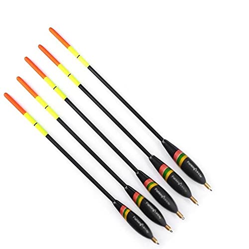 GPPZM 5pcs Fishing Floats Mixed Size Balsa Weight Bobber Cork Fir Float Vertical for Carp Durable Fishing Tackle