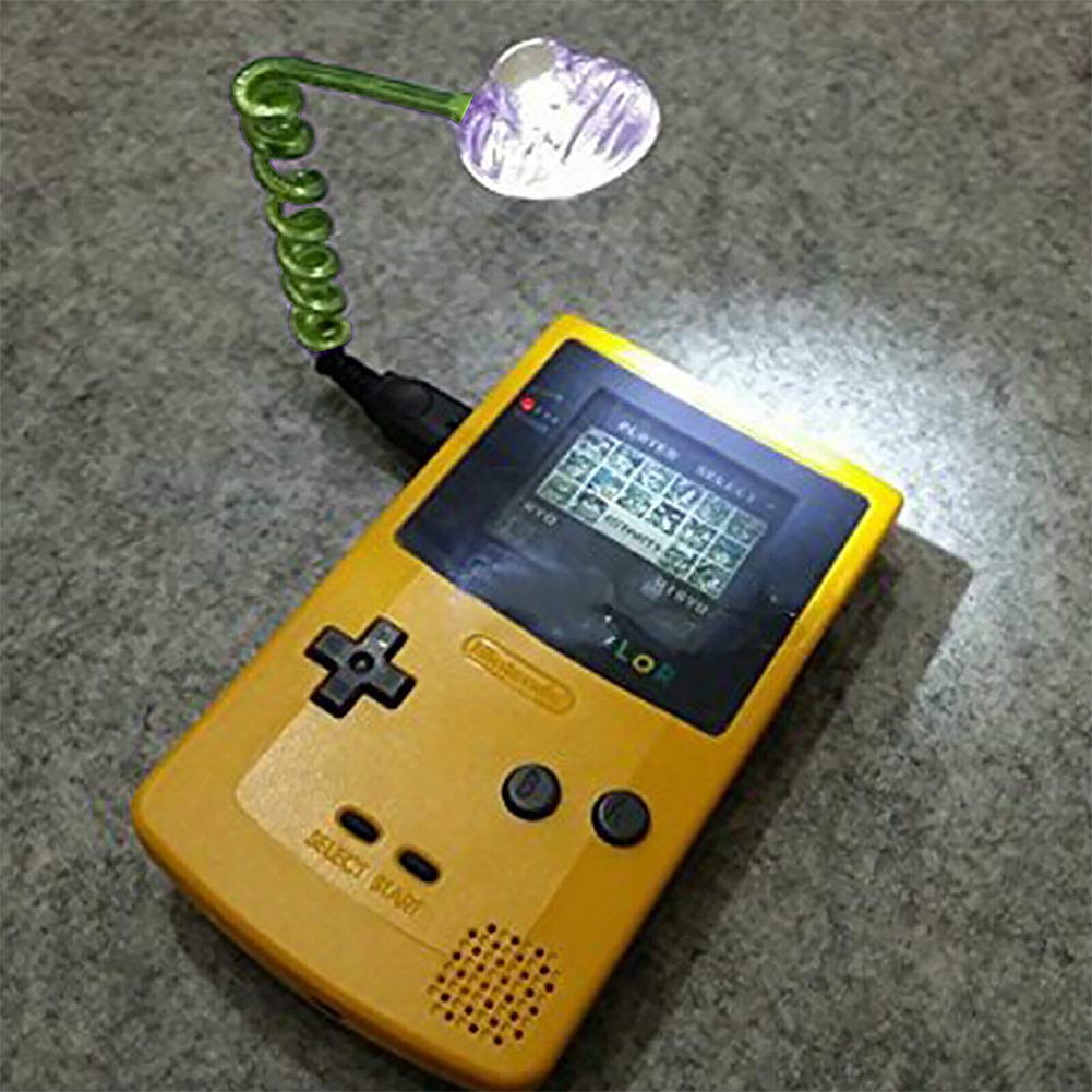 Green Flexible LED Night Worm Light for Game Boy Color Pocket for GBC GBP Screen Light