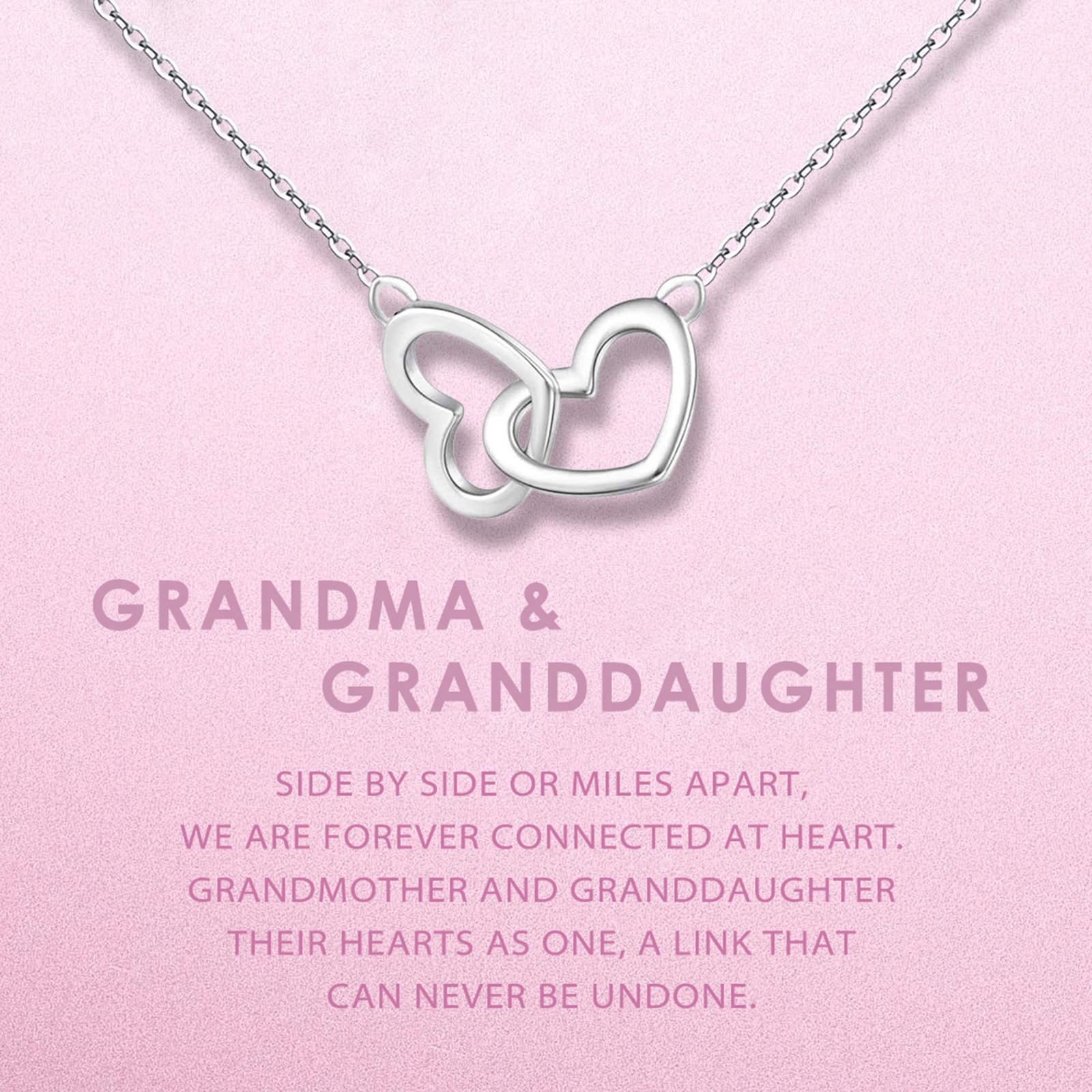 Gifts for Grandma, Grandma Granddaughter Necklace