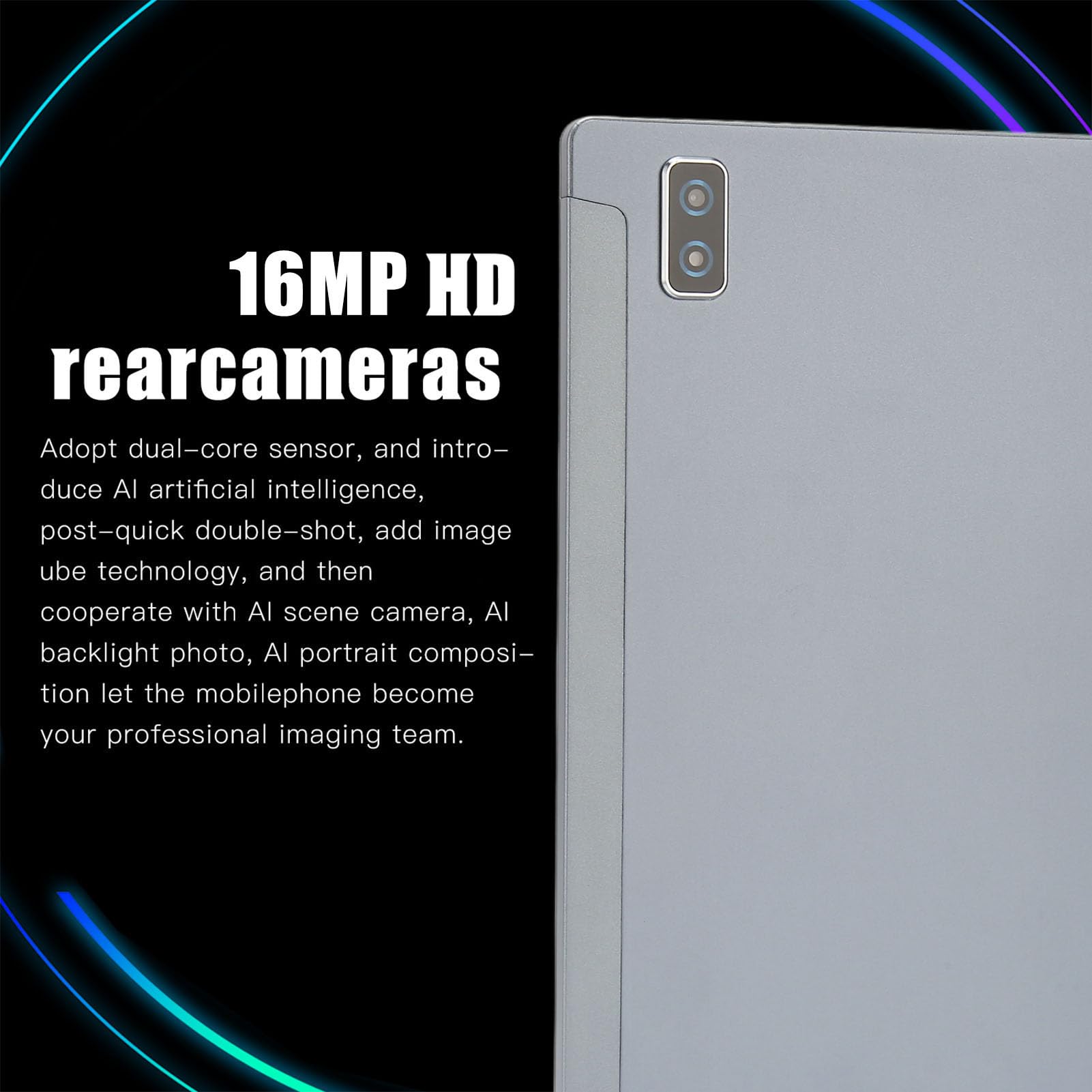 Gugxiom 2 in 1 Tablet, Android 12 Tablet, 6GB RAM 128GB ROM, 8 Core Processor, 2.4GHz 5G WiFi, 7000mAh, with Keyboard and Mouse, 10.1 FHD Screen (US Plug)