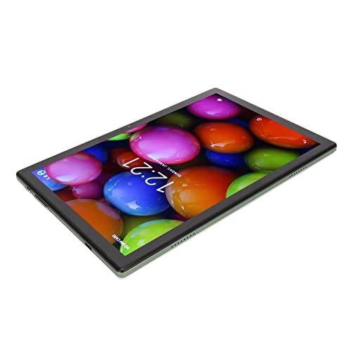 HEEPDD 10.1 Inch Tablet 2.4 5G WiFi Dual Band 1960x1080IPS 8 Core CPU 8MP 20MP Dual Camera 100-240V Green Kids Tablet for Android11 (US Plug)