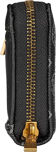 Guess Abey SLG Large Zip A, Women's Bi-Fold Wallet, Black Logo Multi
