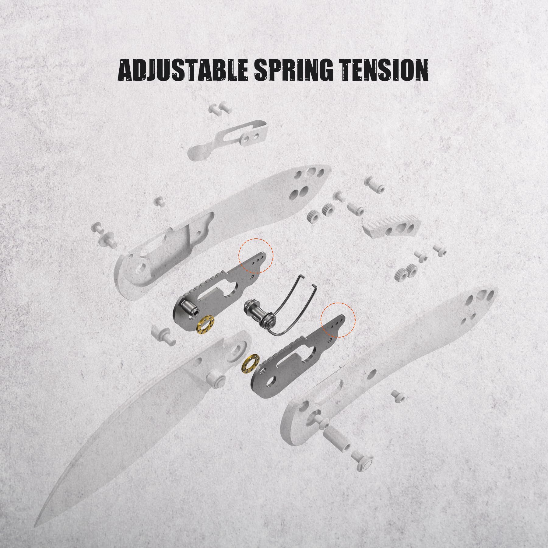 Vosteed Small EDC Knife with Thumb Stud, Cross-Bar Folding Pocket knife with Clip, Modern Shilin Cutter Knife with 2.6" S35VN Blade, Carbon Fiber Handle for Camping, Hiking - Mini Nightshade