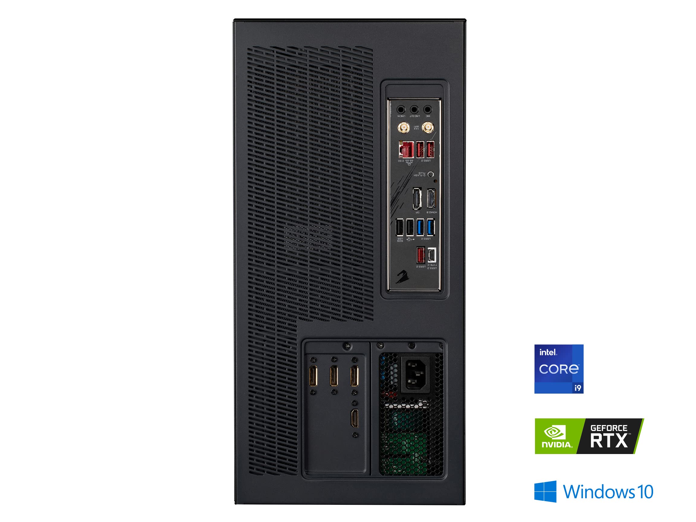 Gigabyte AORUS Model S Gaming PC Computer Desktop (Intel i9-11900K, NVIDIA GeForce RTX 3080 GDDR6X 10GB, 32GB DDR4 RAM, 3TB M.2 SSD) - GB-AMSI9N8I-2051