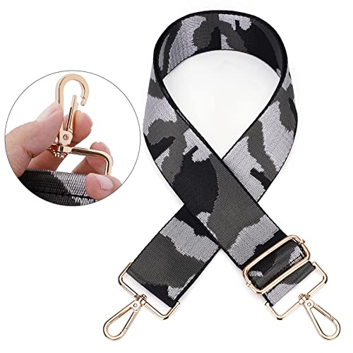 HKCLUF Wide Purse Strap Women Guitar Strap Purse For Women Adjustable Replacement Straps for Handbags Crossbody Shoulder Bucket Bag Replacement Belt