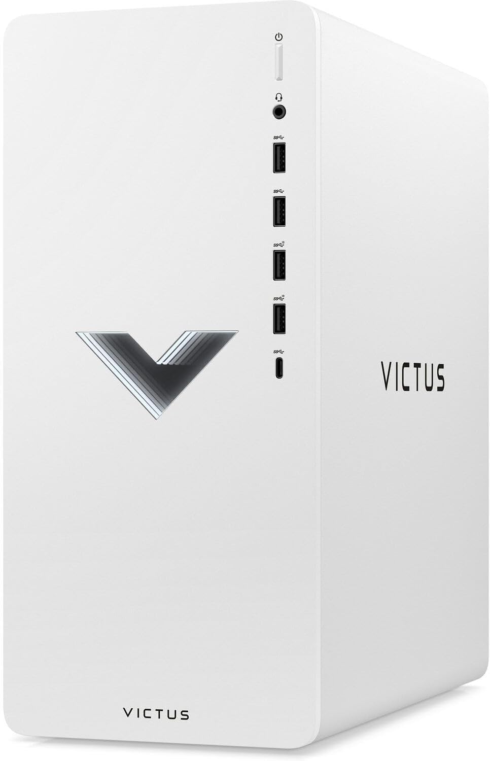 HP 2023 Newest Victus Gaming Desktop, Intel Core i5-12400 Processor(6-core), NVIDIA GeForce RTX 3050 Graphics, 16GB RAM, 512GB SSD, 9 USB Ports, Bluetooth and Wi-Fi, Windows 11 Home, White