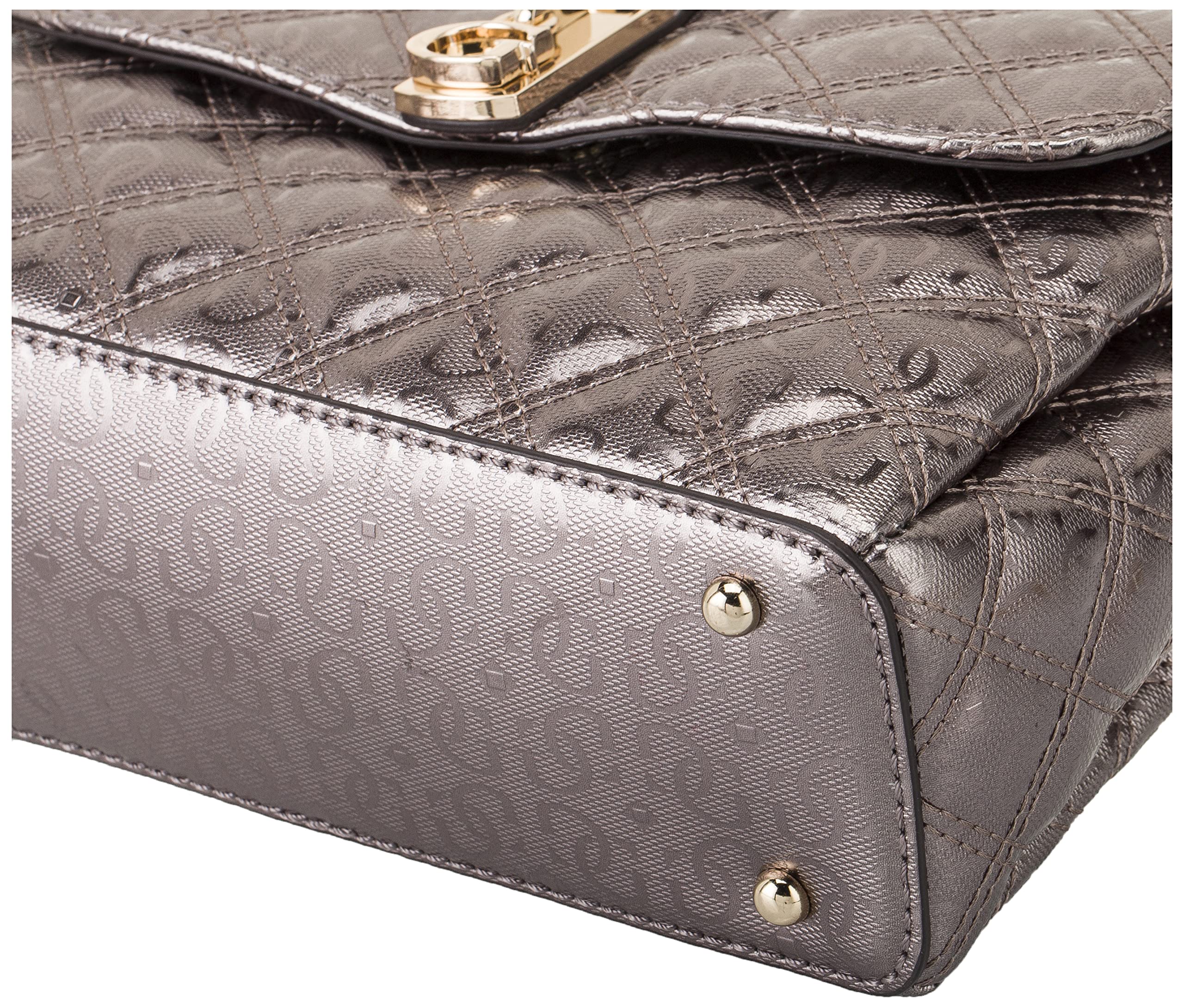 GUESS Gaia Convertible Crossbody Flap, Plum