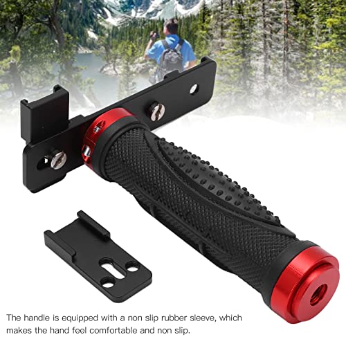 Handheld Camera Stabilizer Holder, Mini Heavy Duty Multi Purpose 1/4 Inch Handle Grip Stabilizer for Action Camera for LED Video Light for Smartphone