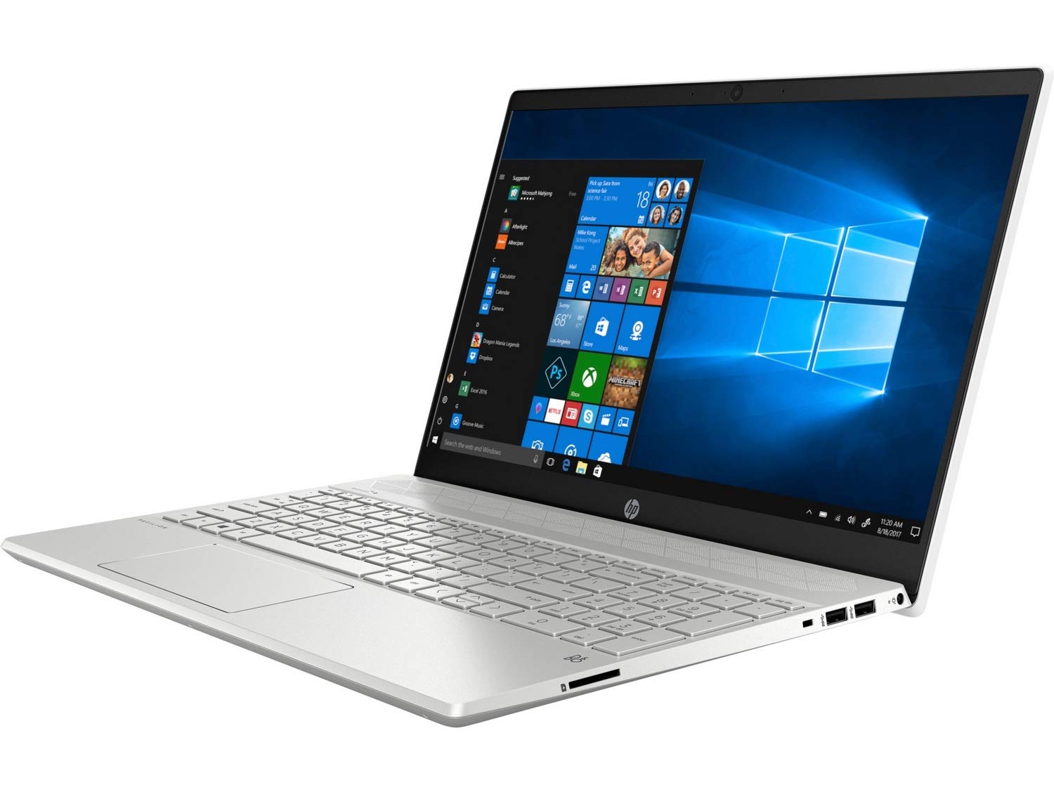 HP Pavilion Business 15.6 FHD Touch IPS Micro-Edge Laptop, 11th Gen Intel Quad-core i7-1195G7, GeForce MX350 2GB Dedicated, Backlit Keyboard, Silver (16G RAM | 1TB PCIE SSD, Windows 11 Professional)