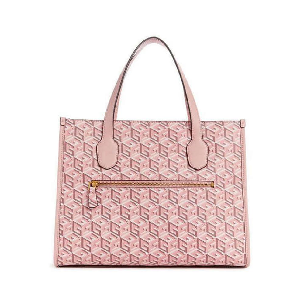 GUESS Silvana 2 Compartment Tote, ICE Blue Logo