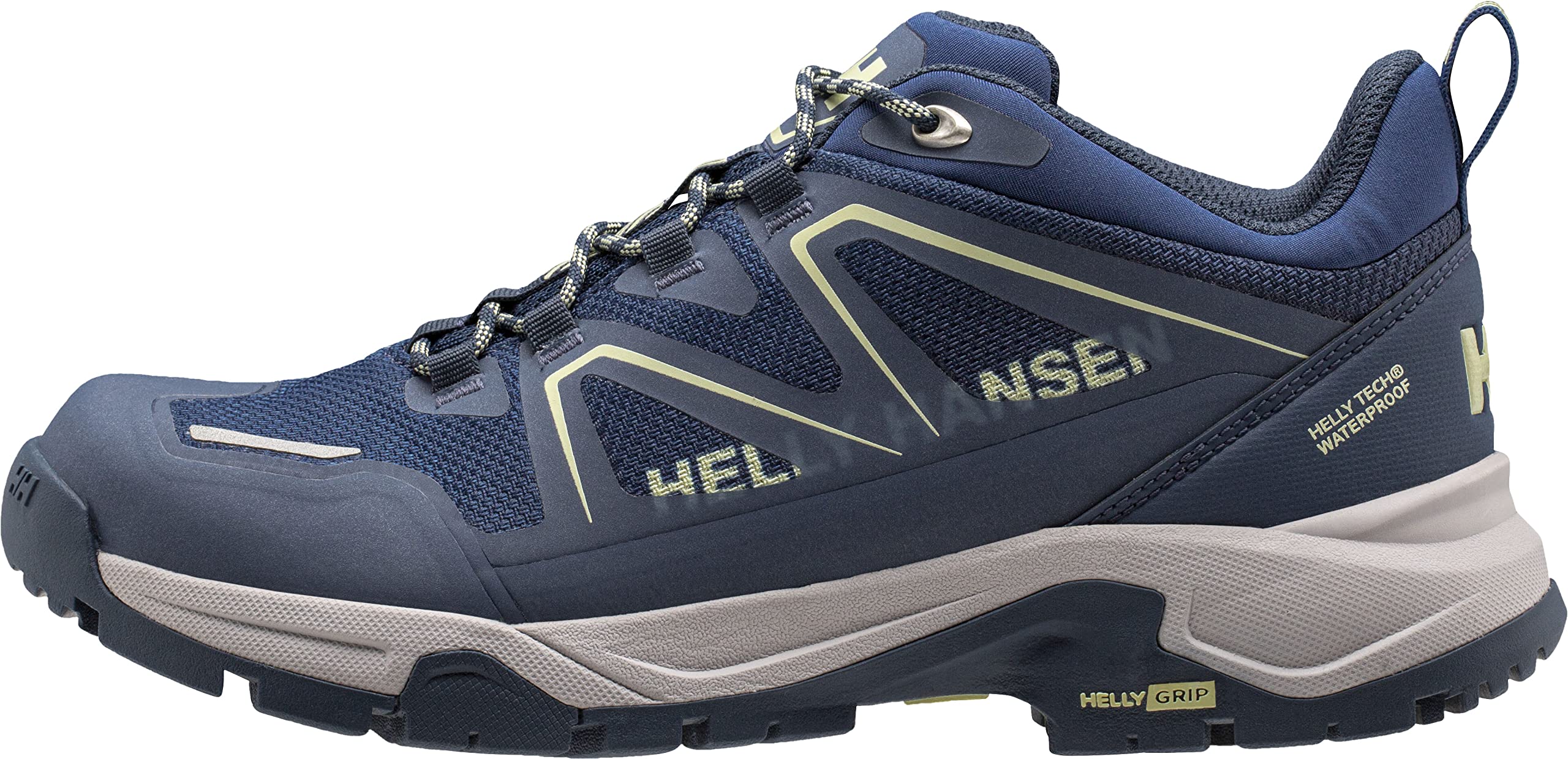 Helly-Hansen Womens Cascade Low HT Lightweight Performance Hiking Sneaker Shoes, 576 Deep Steel/Faded Yellow - 8.5F