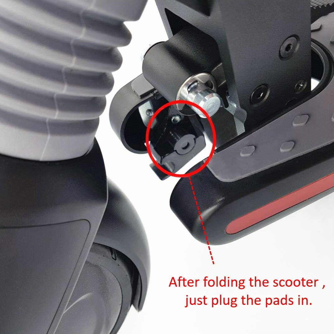 Glodorm Folding Cushion Damper Pad for Ninebot Segway ES1 ES2 ES4 Electric Scooter Anti-Vibration Cushion for Ninebot Scooter Accessories 4pcs (4PCS)