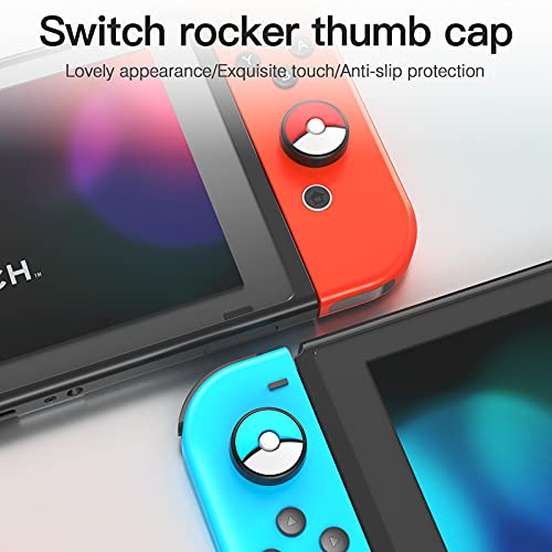 HEYSTOP Game Card Case Compatible with Nintendo Switch Games,12 Slots Storage Protective Box, Slim and Portable Protective Shell Switch Storage Bag with 4 Joy-Con Thumb Gaps, Black