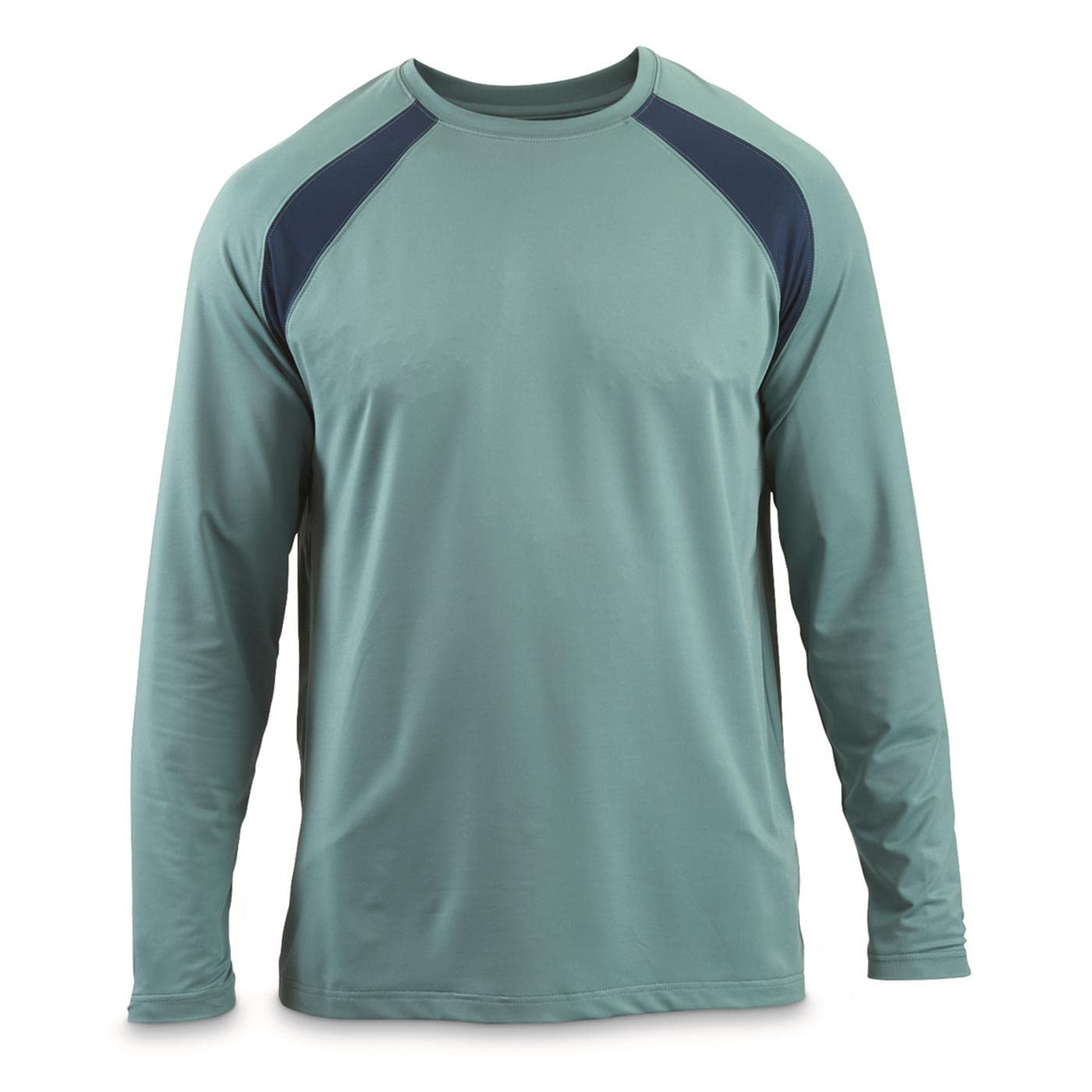 Guide Gear Men's Performance Cooling Long Sleeve Shirt, Oil Blue, XL