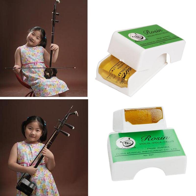 Geva Natural Violin Rosin 8 pack Violin Rosin Light Low Dust Resin Suit for Violin Viola & Cello