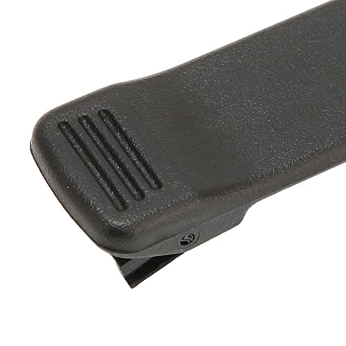 Jeanoko 2 Way Radio Belt Clip, Plastic Portable Replacement Radio Belt Clip Easy Installation Black for CP040 for Radius