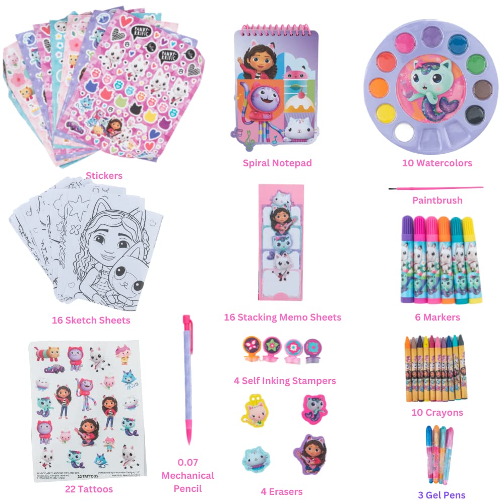 Innovative Designs Nickelodeon Paw Patrol Creativity Fun Kids Art Set for Coloring, Painting, and Crafts