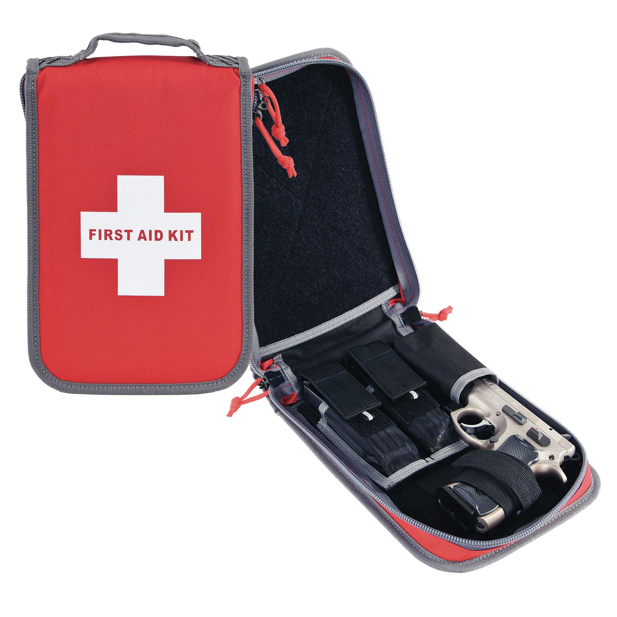 G5 Outdoors GPS Deceit and Discreet Handgun Case Medium First Aid Kit, Red