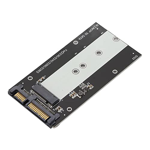 NGFFM.2toSATA3.0SSDEnclosure, Lightweight Ultra Thin HardDriveEnclosure 6Gbps for Computer for Hard Disk Blue