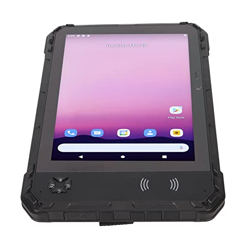 HEEPDD Work Tablet 4GB RAM 64GB ROM IP68 SplashProof Waterproof 4G Network 10000mAh 8 Inch Rugged Tablet for Android 11 with NFC (US Plug)