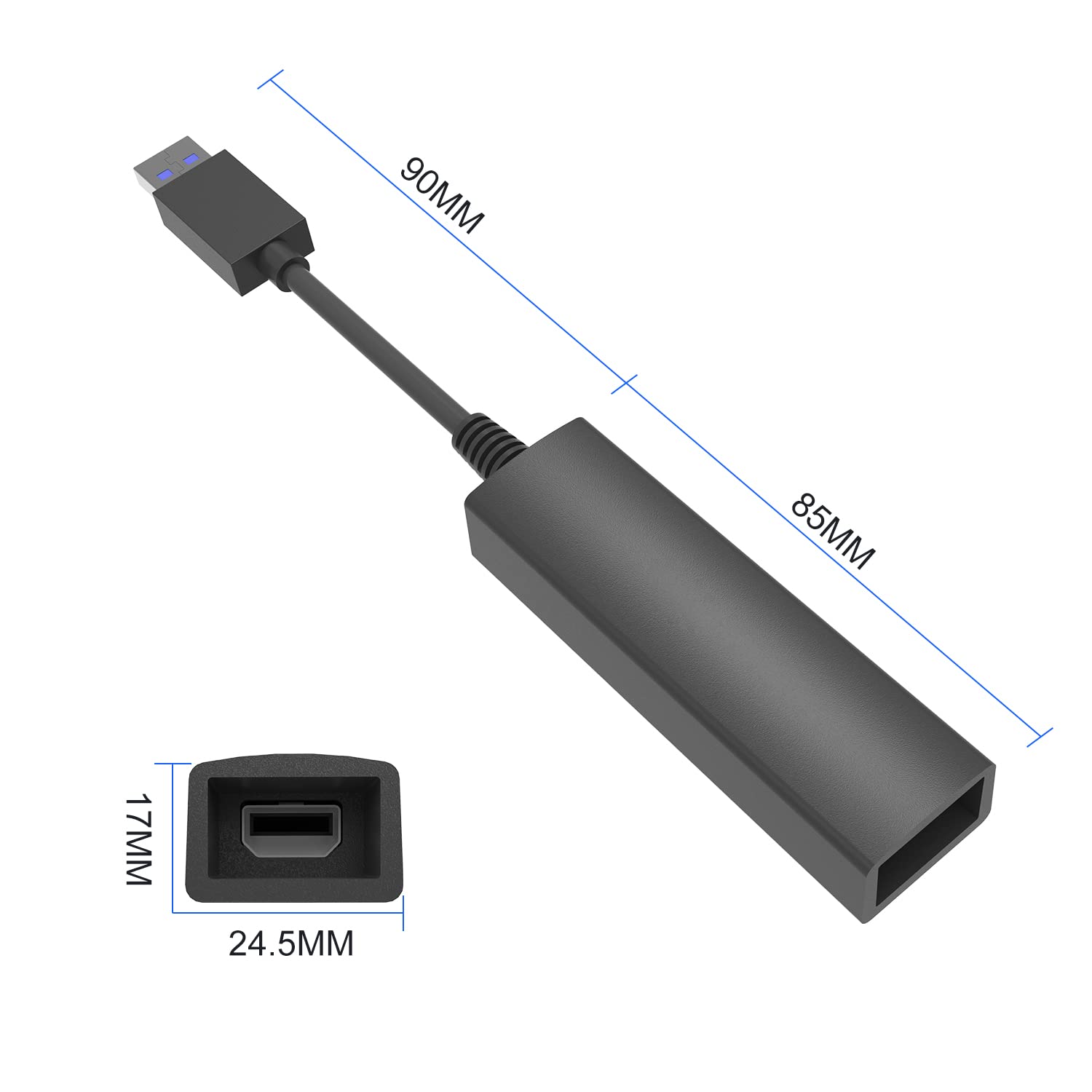IQIKU PS5 VR Adapter, PS4 VR Camera Adapter for PS5