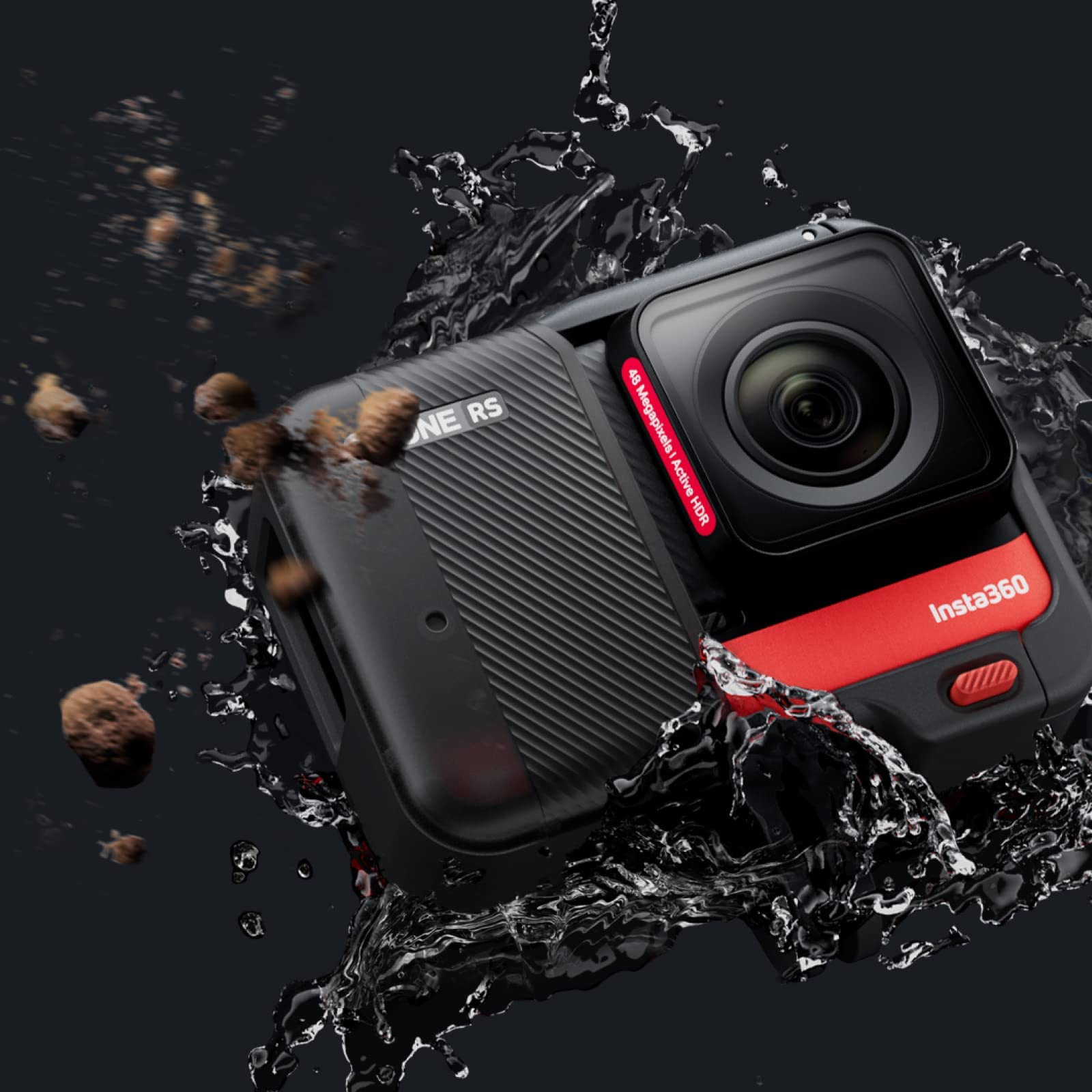 Insta360 ONE RS Twin Edition – Waterproof 4K 60fps Action Camera & 5.7K 360 Camera with Interchangeable Lenses, Stabilization, 48MP Photo, AI Editing - Bullet Time Bundle