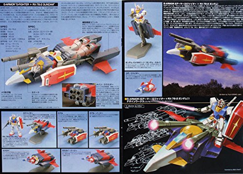 Gundam Unit G-Armour : G-Fighter+RX-78-2 Gundam HGUC 1/144 Scale