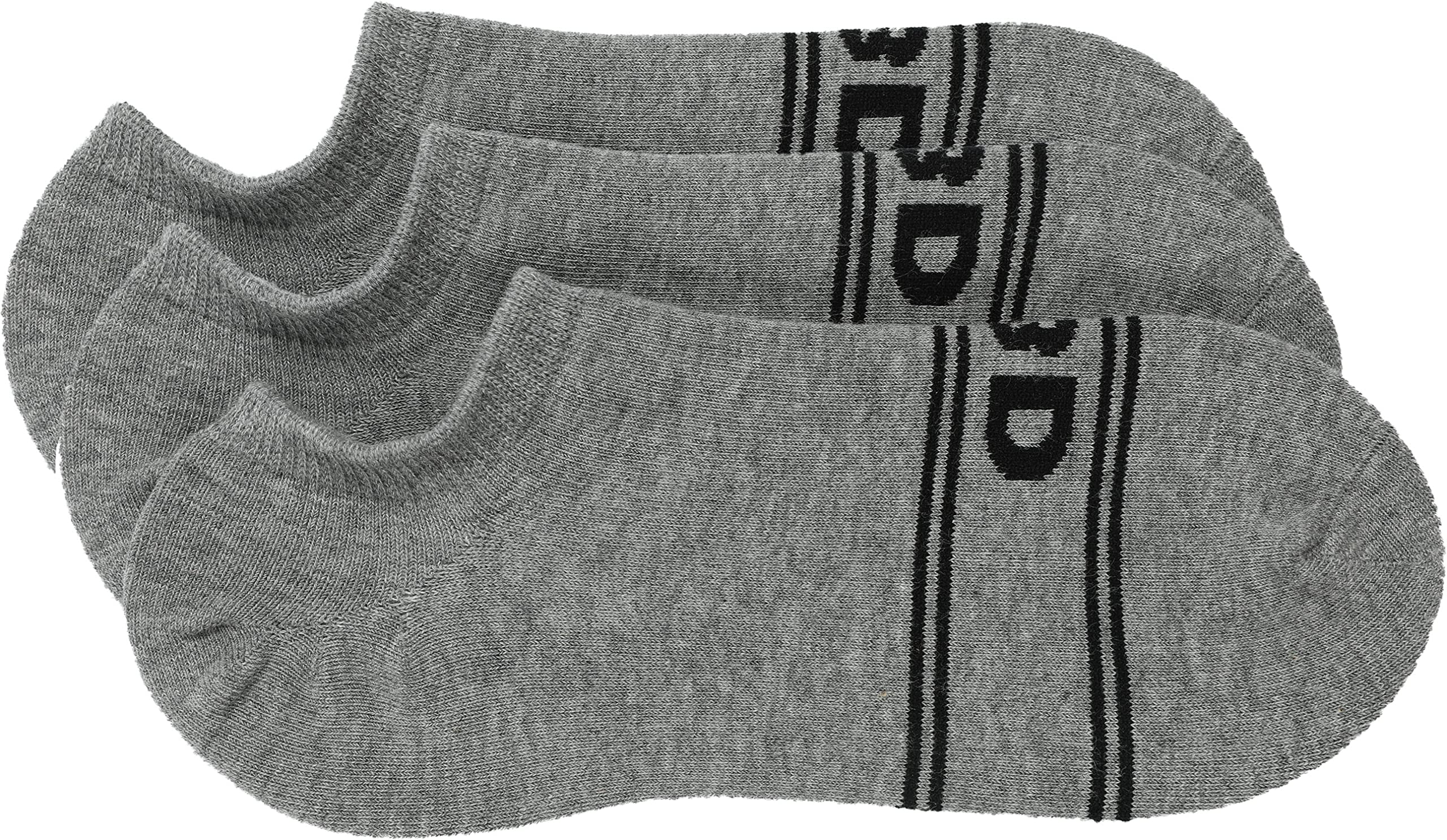 HBD No Show Socks Men Low Cut Ankle Short Socks for Men Casual Anti-slip Socks with Non Slip Grip for Men Grey 8-10