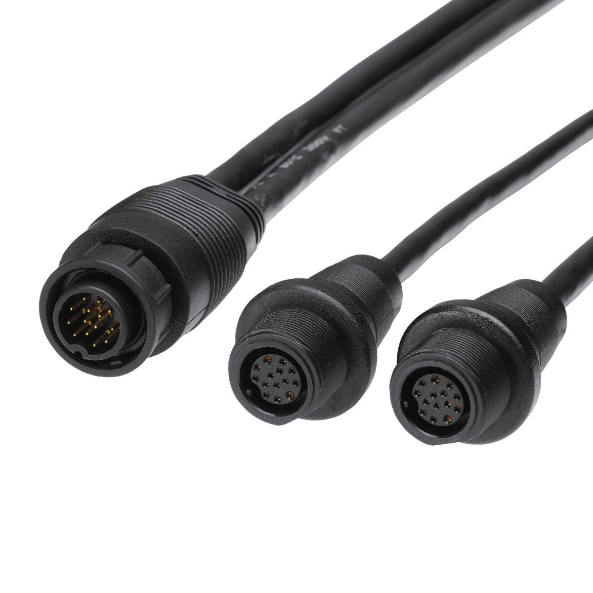 Humminbird 720108-1 14 M360 2DDI Y MEGA 360 & 2D/MDI Y Cable 720073-6 AS EC 5E Ethernet Cable, Black, 5-Foot