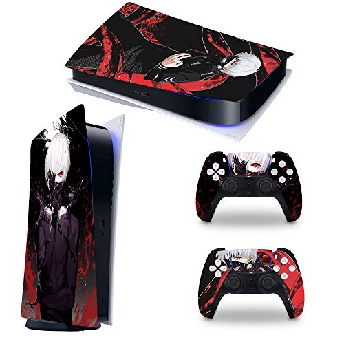Ghoul Anime PS5 Digital Edition Console and Controller Skin Set - Playstation 5 Digital Edition Vinyl