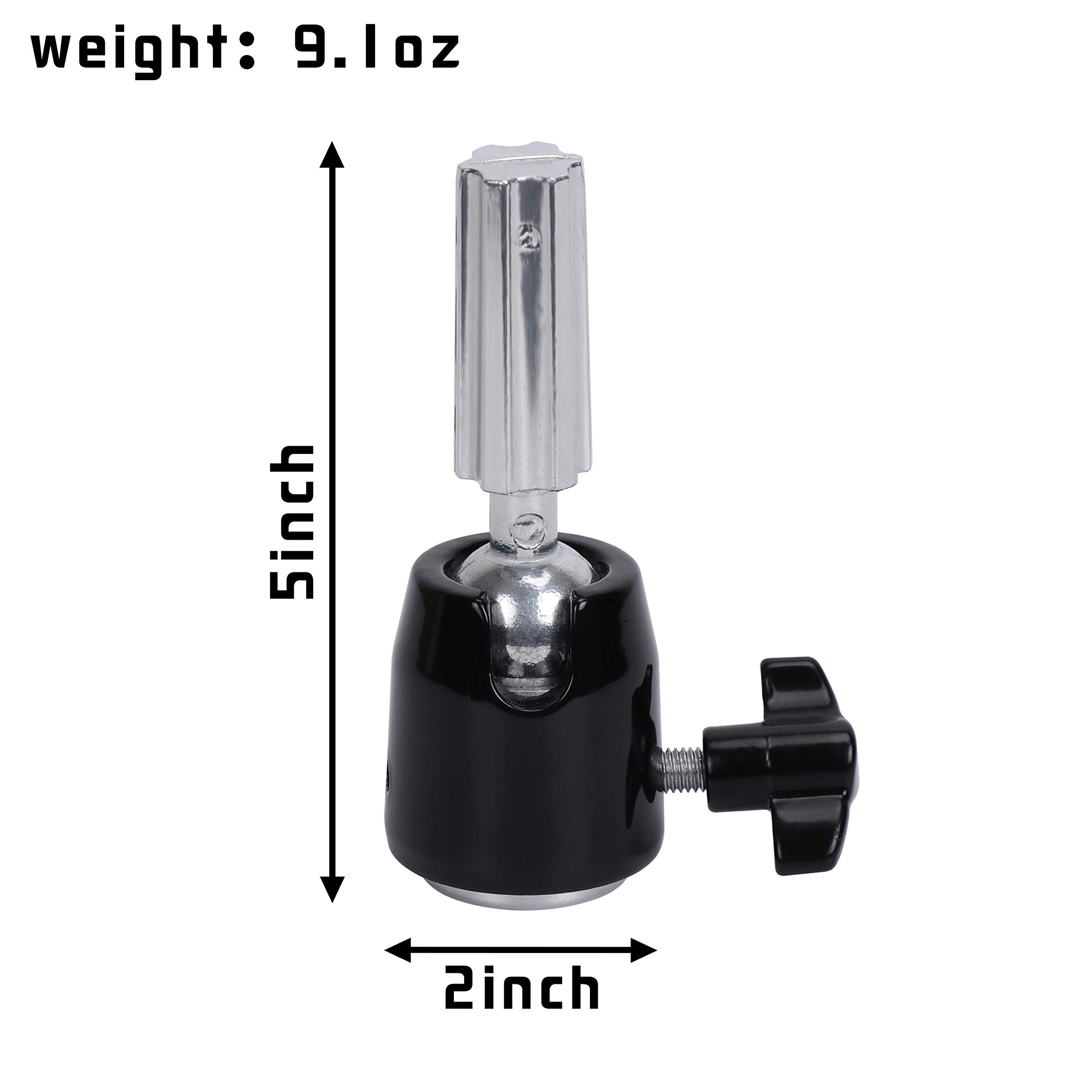 GEX Mannequin Tripod Top Piece Backup for Canvas Block Head Cosmetology Training Doll Manikin Head