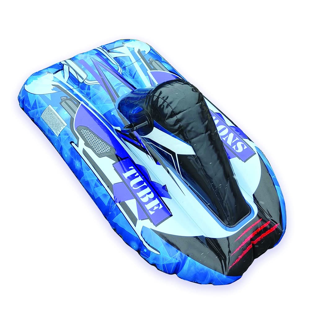 Go! Zone - Racer Snow Sled for Kids, Inflatable Snow Mobile, Heavey Duty Snow Tube