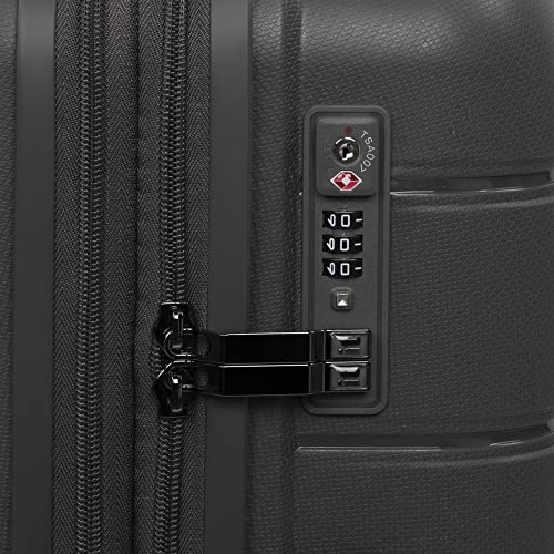 it luggage Eco Tough 21" Hardside Carry-On 8 Wheel Expandable Spinner, Olive Night