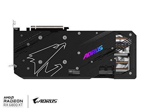 GIGABYTE AORUS Radeon RX 6800 XT Master 16G Graphics Card, MAX-Covered Cooling, 16GB 256-bit GDDR6, GV-R68XTAORUS M-16GD Video Card