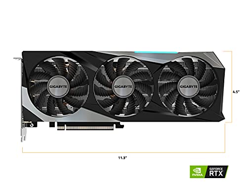 GIGABYTE GeForce RTX 3070 Gaming OC 8G (REV2.0) Graphics Card, 3X WINDFORCE Fans, LHR, 8GB 256-bit GDDR6, GV-N3070GAMING OC-8GD Video Card