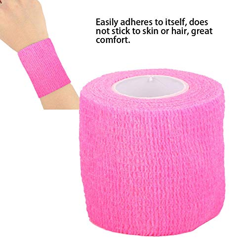 Health Care, Sponge Comfortable Elastic Bandage, 10pcs Waterproof Correct Joints for Prevent Sports Injuries(Pink, 5cmx4.5m)