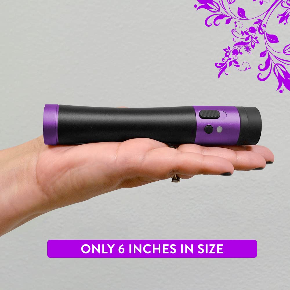 Guard Dog T-10000 Stun Gun Flashlight, Rechargeable with Safety Pin, Car Charger Included, Wrist Strap
