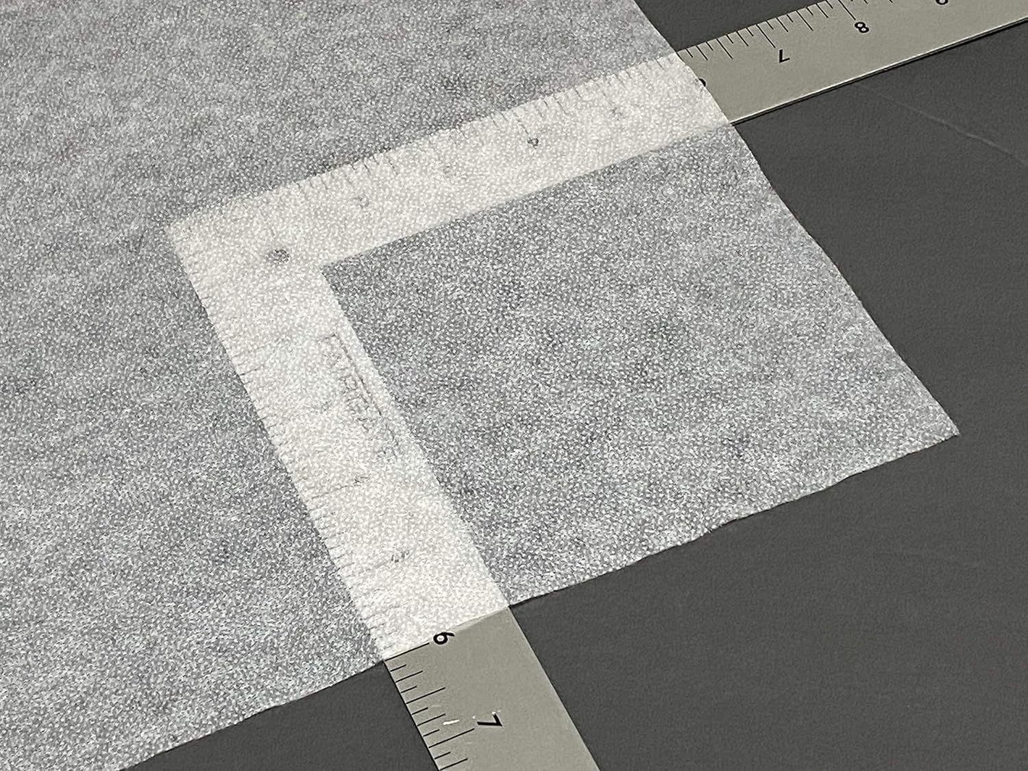 Fusible White LIGHTWEIGHT to Medium Interfacing. Stabilizer Prevents Sagging in Unstable Fabric. Fuses to The Back of The Fabric Using Heat. Non-woven, Iron-on interface. 1 Yard x 60”. By Simple Store