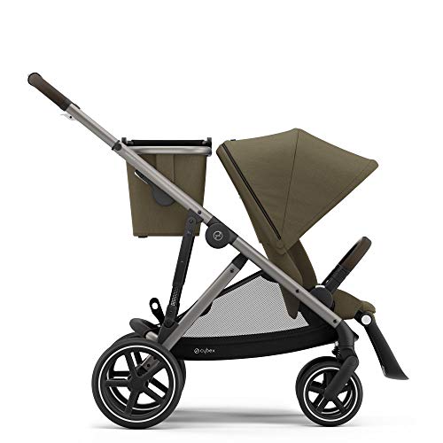 Gazelle S Stroller Modular Double Stroller for Infant and Toddler Includes Detachable Shopping Basket Over 20+ Configurations Folds Flat for Easy Storage