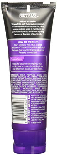 Frizz-Ease Secret Weapon TouchUp Creme, 4-Ounce Tube (Pack of 3)