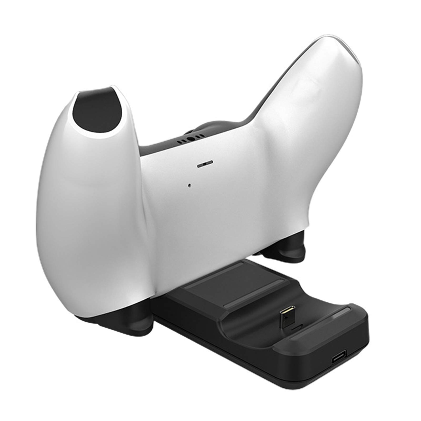 Gojiny Charging Station Charging Dock Game Controller Charging Stand with Charging Cable Compatible with/for PS5 Dualsense Game Controllers