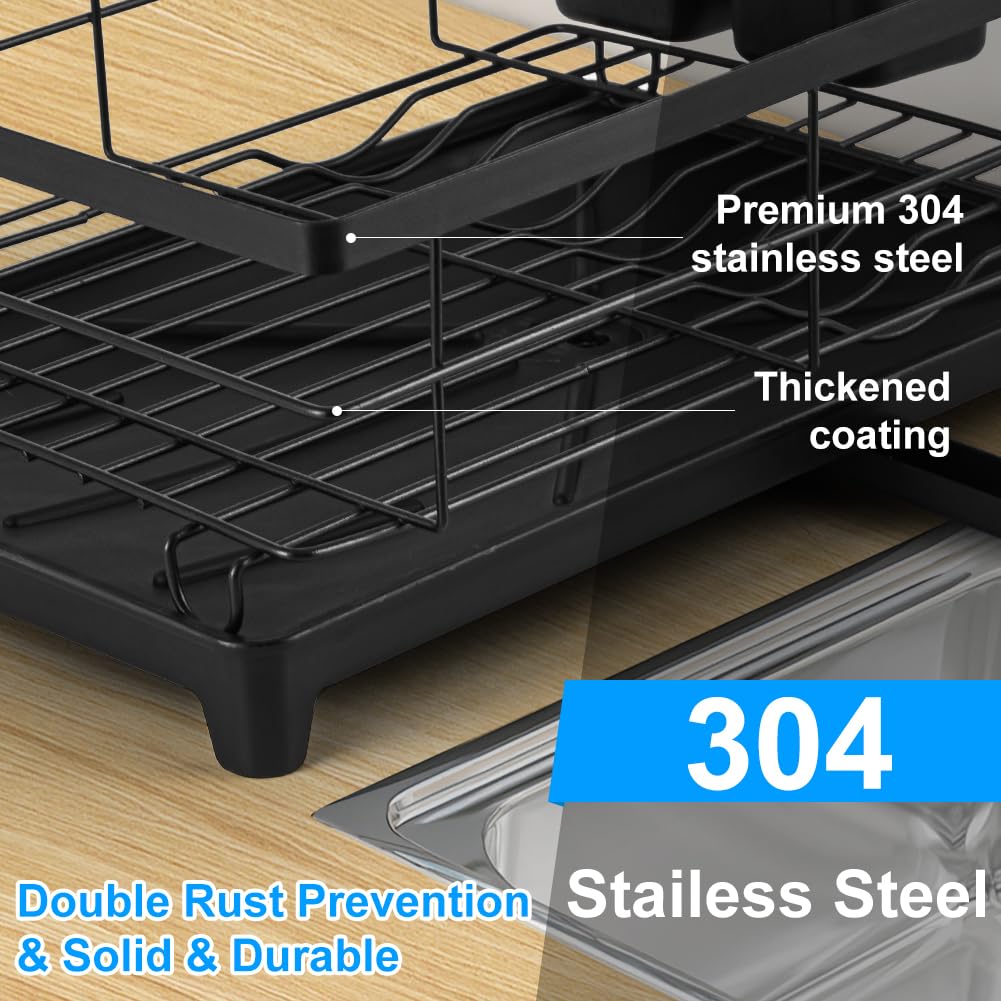 HengWJJ Dish Drainer Rack (Space Aluminum)